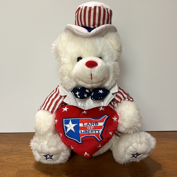 Carlton Cards | Holiday | Land Of Liberty Usa Uncle Sam Plush Bear ...